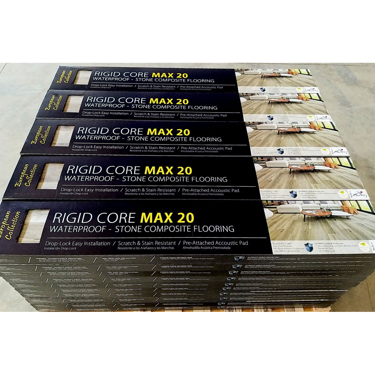 SPC VINYL FLOORS :: SPC Vinyl Tile 29102-6 - Creastone Marble and ...