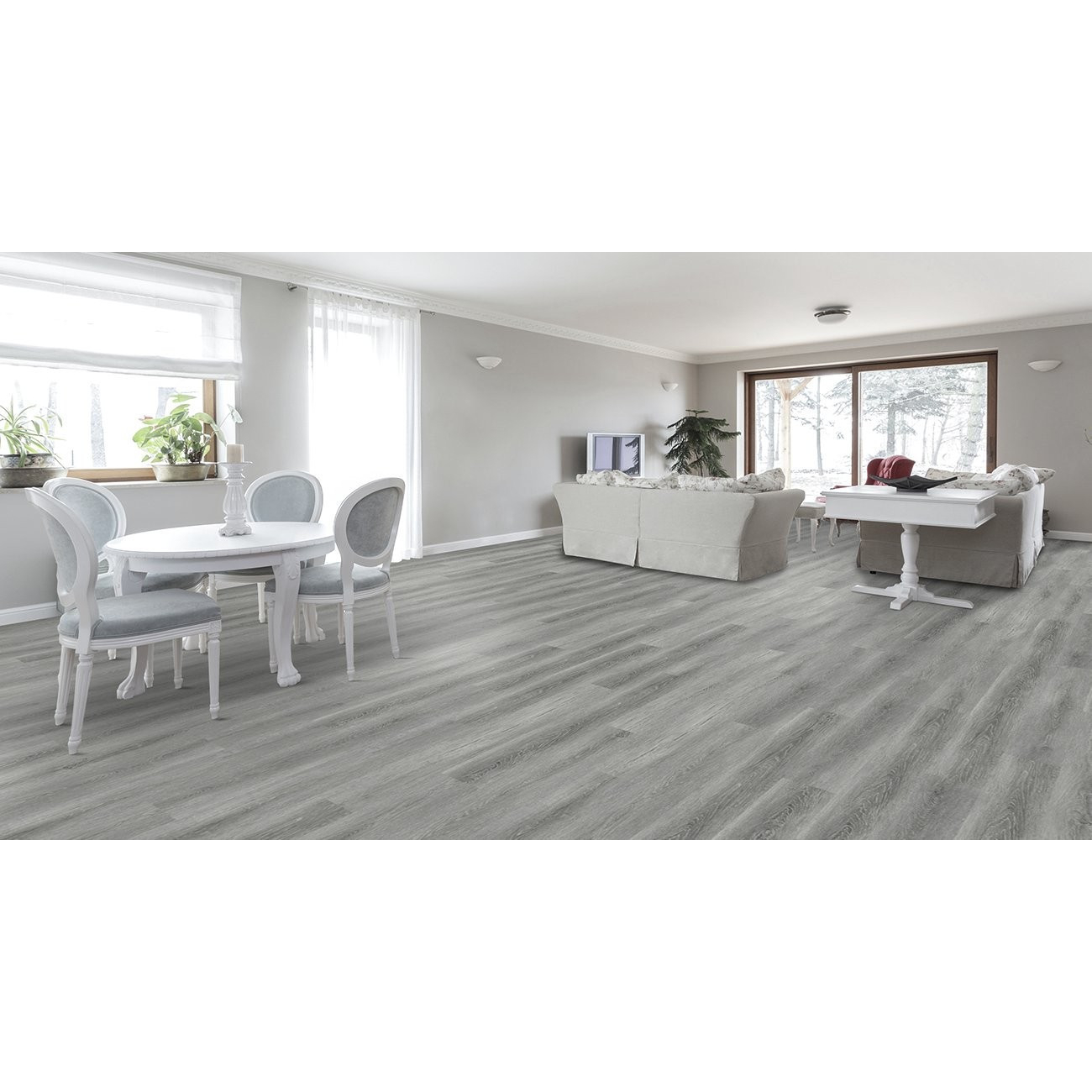SPC VINYL FLOORS :: SPC Vinyl Tile 189-07 - Creastone Marble and Travertine